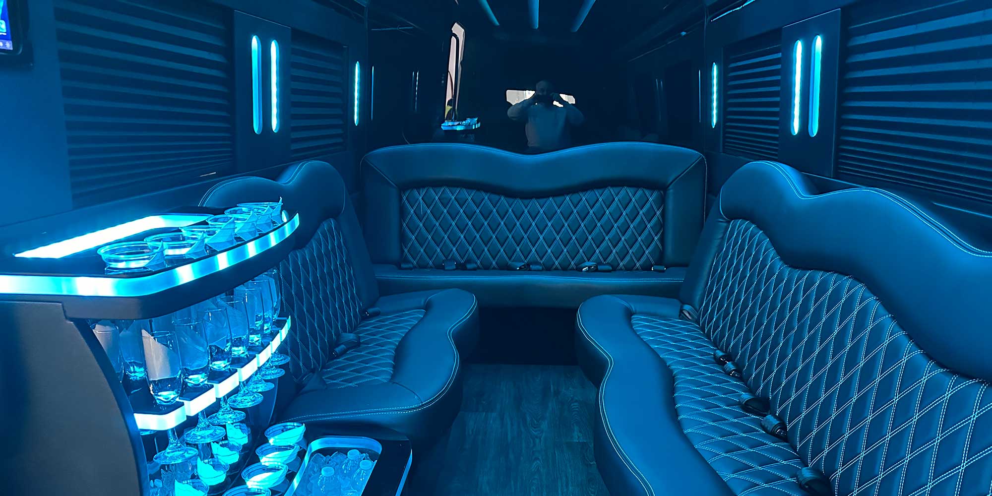 12 Passenger Mercedes Sprinter Limo Coach Massachusetts
